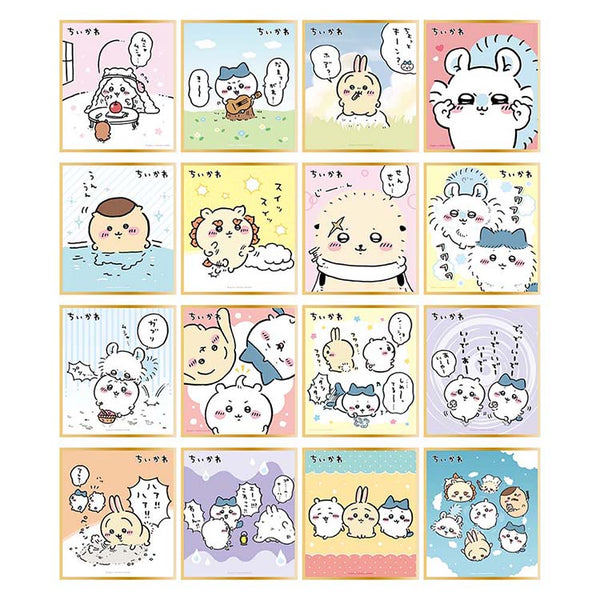 Chikawa Shikishi Collection 2 blind pack featuring cute mini Japanese ...